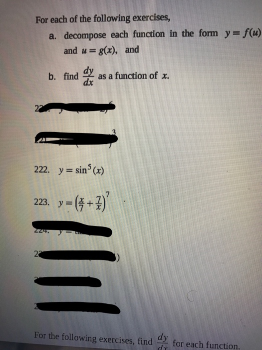 Solved For each of the following exercises, a. decompose | Chegg.com