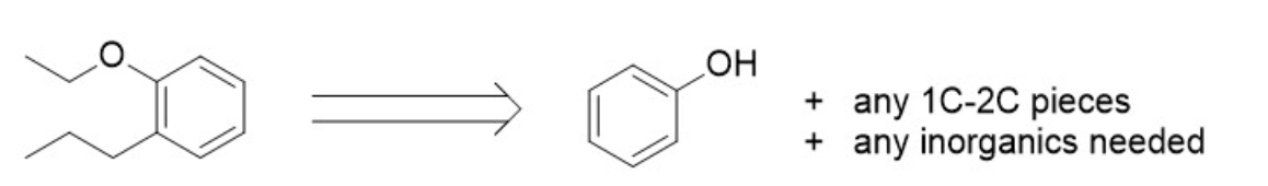 Solved For the following retrosynthesis problem, please | Chegg.com