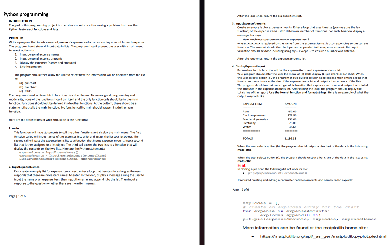 Solved Python programming After the loop ends, return the | Chegg.com