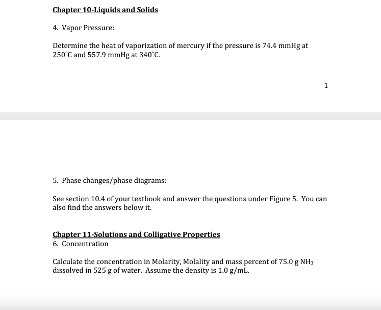 CH-132-Review Sheet for Final Spring 2022 Chapter | Chegg.com