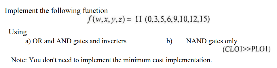 Solved Implement the following function | Chegg.com