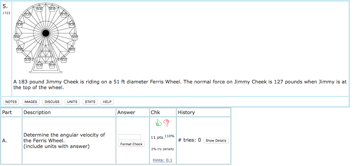 Solved TV A 183 pound Jimmy Cheek is riding on a 51 ft | Chegg.com