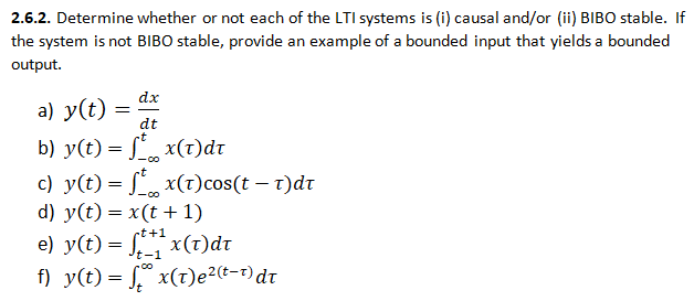 Solved 2.5.1. Functions x(t) and h(t) are given by | Chegg.com