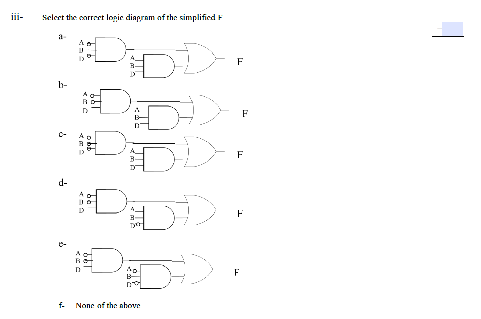 Solved 5 Given The Following Boolean Function In