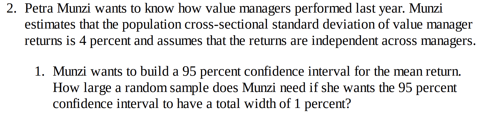 Solved The answer indicated 1.96 is the value, but where is | Chegg.com