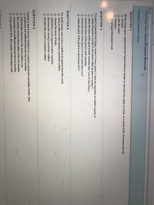 Solved All else being equal, suppose that the Federal | Chegg.com