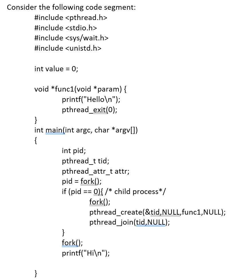 Solved What is the output of this program? Hi (Why | Chegg.com