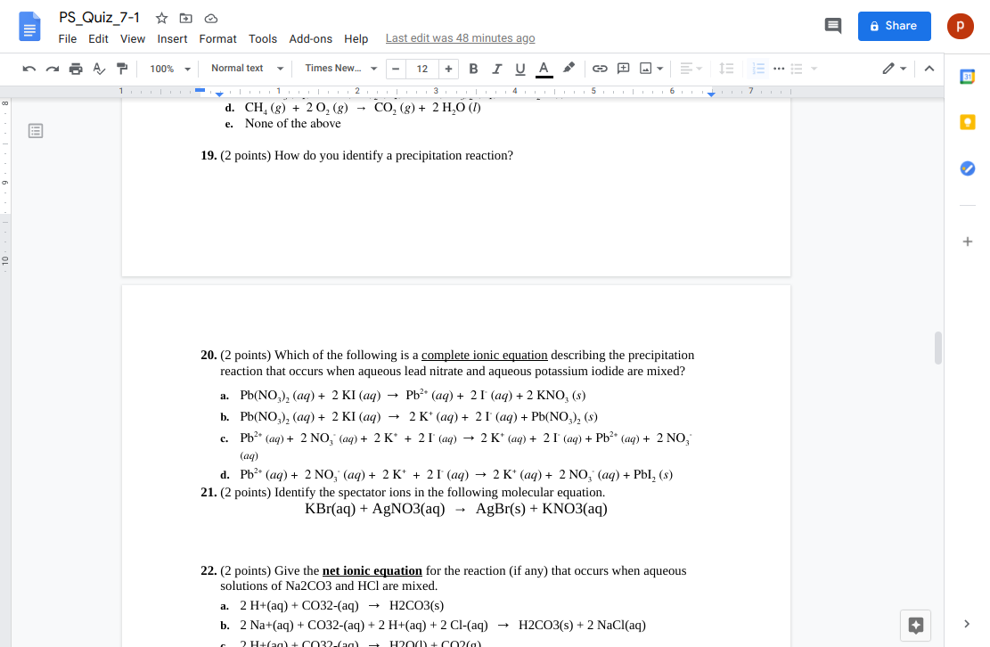 Solved PS_Quiz_7-1 ☆ File Edit View Insert Format Tools | Chegg.com
