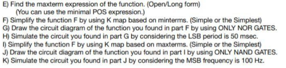 Solved EEE 242 LOGIC DESIGN LAB MANUAL: EXPERIMENT 3 Logic | Chegg.com
