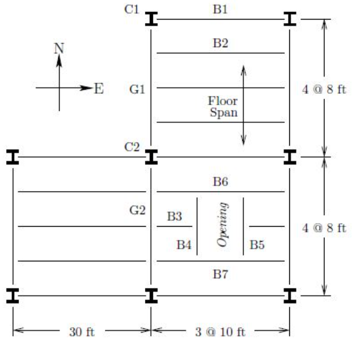 Solved Problem 2 The floor plan of a building in the | Chegg.com