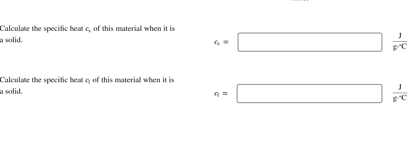 Solved An experiment is performed on an m=9.80 g sample of | Chegg.com