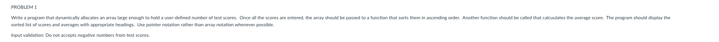 Solved Problem 1 Write A Program That Dynamically Allocates 7147
