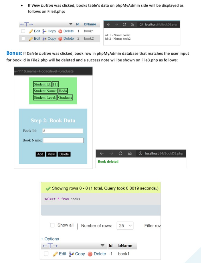 Solved Exercise 1: Simple Bookstore Management (Check Demo) | Chegg.com