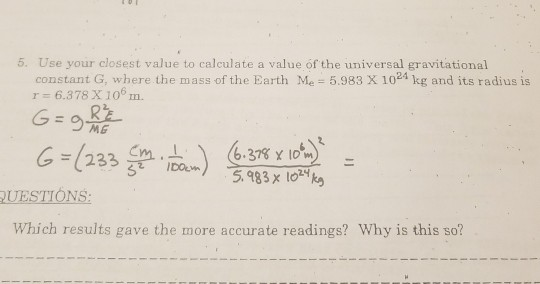 Universal Gravitational Constant
