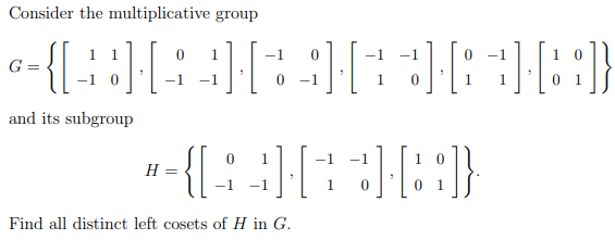 Solved Consider the multiplicative group --{{- \][:-]{+ | Chegg.com
