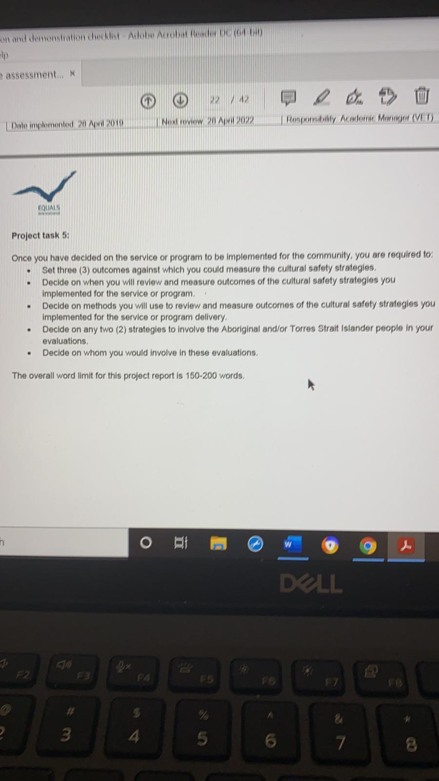 un and demonstration checklist Adobe Acrobat Reader | Chegg.com