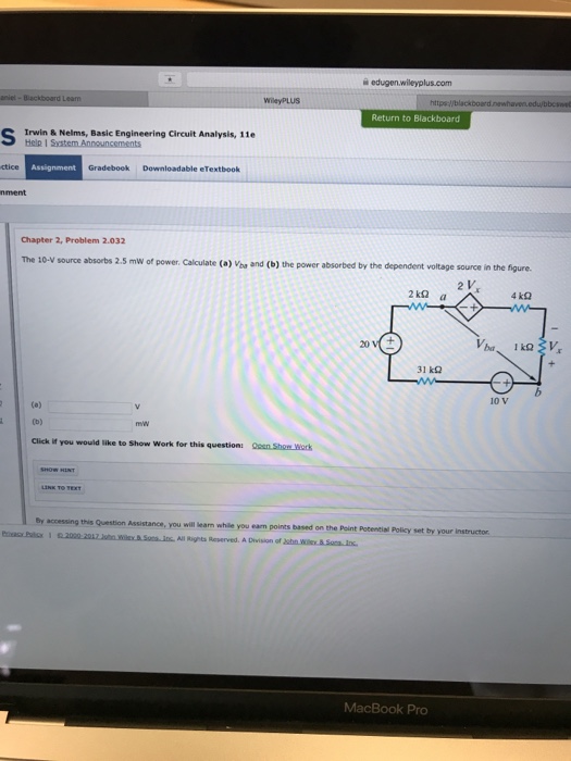 Solved Irwin & Nelms, Basic Engineering Circuit Analysis, | Chegg.com