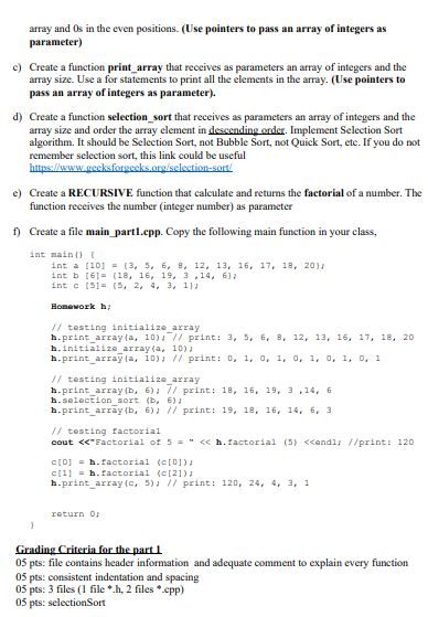 Solved Hello I need help with part 1 of this assignment at | Chegg.com
