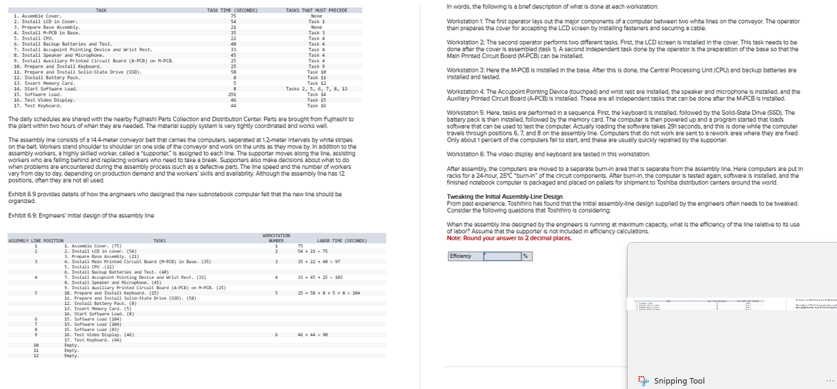 Solved Analytics Exercise 6-2 (Algo)Toshiba’s Notebook | Chegg.com