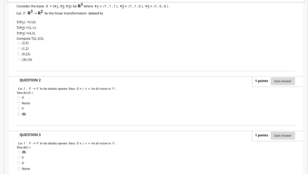 Solved Consider the basis S = {V1, V2,V3} for Rwhere v1 = | Chegg.com