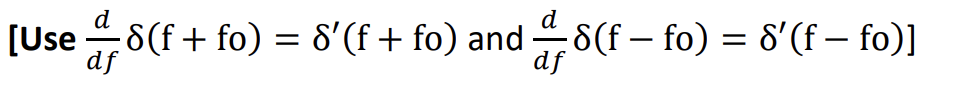 Solved Find the Fourier transform of [tcos(2πf0t)] using | Chegg.com