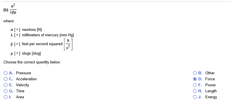 Solved ?2 (b) ??? where ? [-] newtons [N] ? 1-1 millimeters | Chegg.com