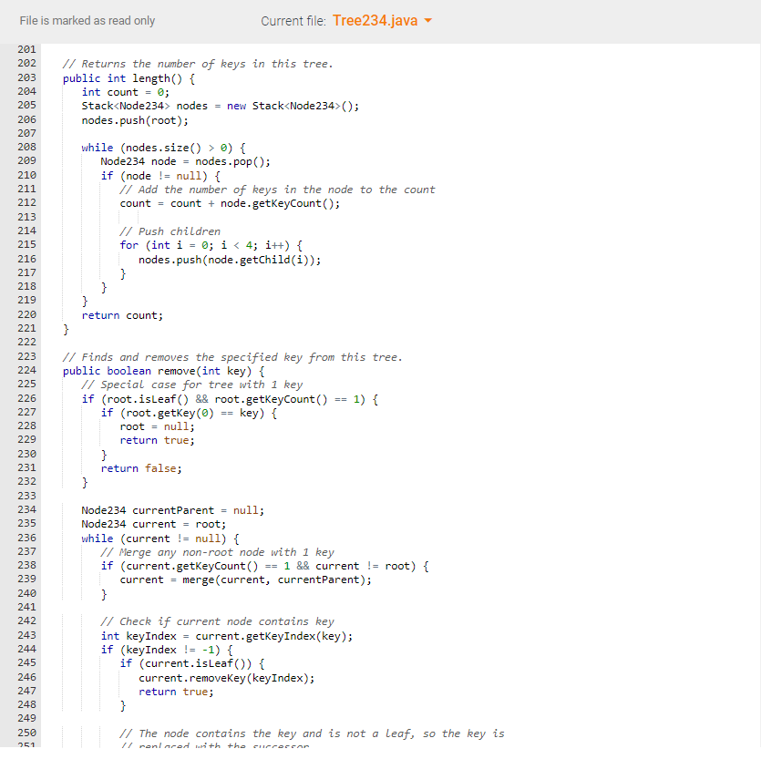 8.37 LAB: Iterable 2-3-4 tree In this lab, the | Chegg.com