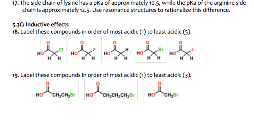 Solved 17. The side chain of lysine has a pKa of | Chegg.com