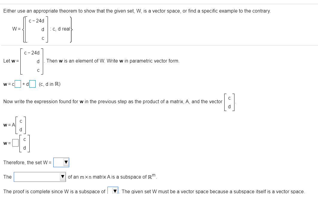 Solved Either use an appropriate theorem to show that the | Chegg.com