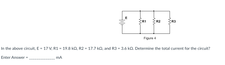 Solved R1 R2 *R3 E Figure 2 For the circuit above, R1 = 12.6 | Chegg.com
