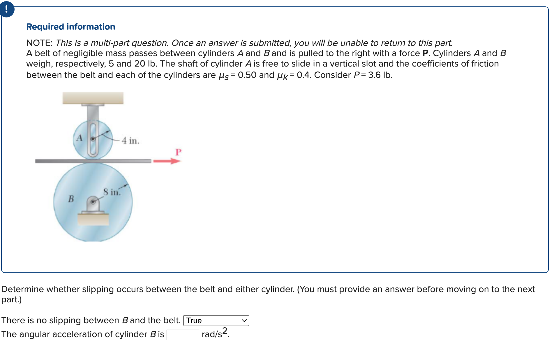 Solved Required information NOTE: This is a multi-part | Chegg.com