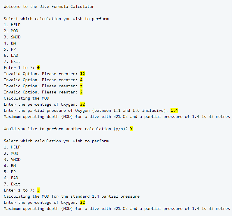 Underlying Concepts and Formulas In scuba diving most | Chegg.com