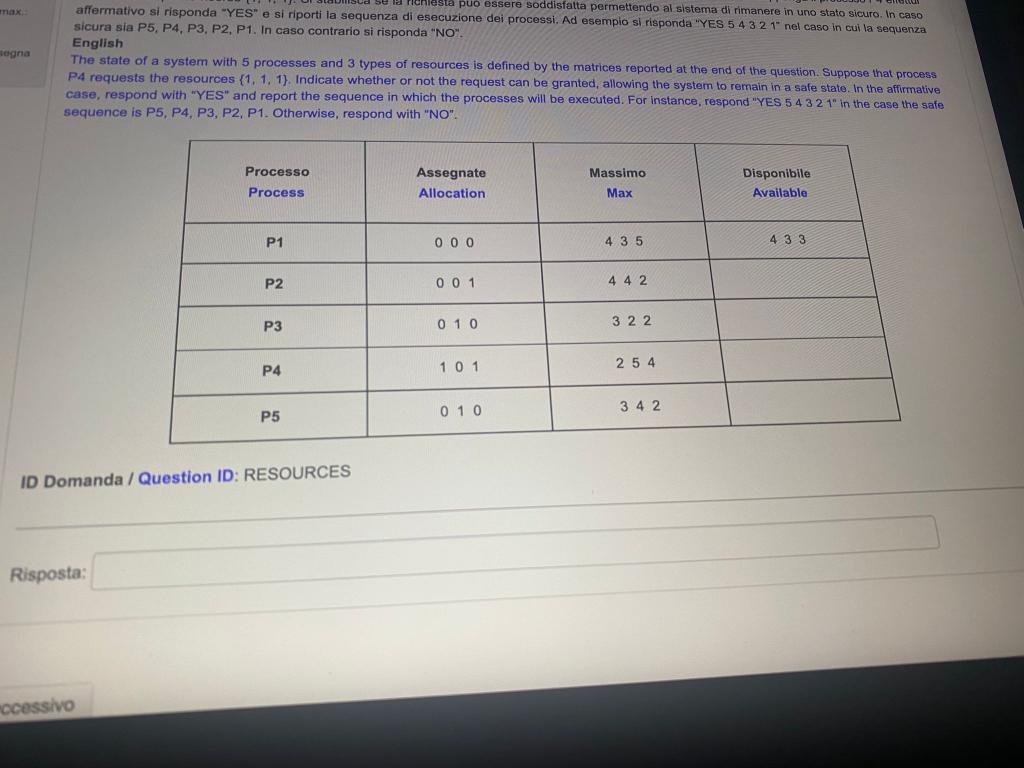Solved English sequence is P5, P4, P3, P2, P1. Otherwise, | Chegg.com