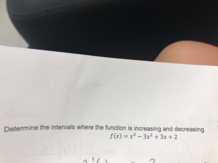 Solved Determine the intervals where the function is | Chegg.com