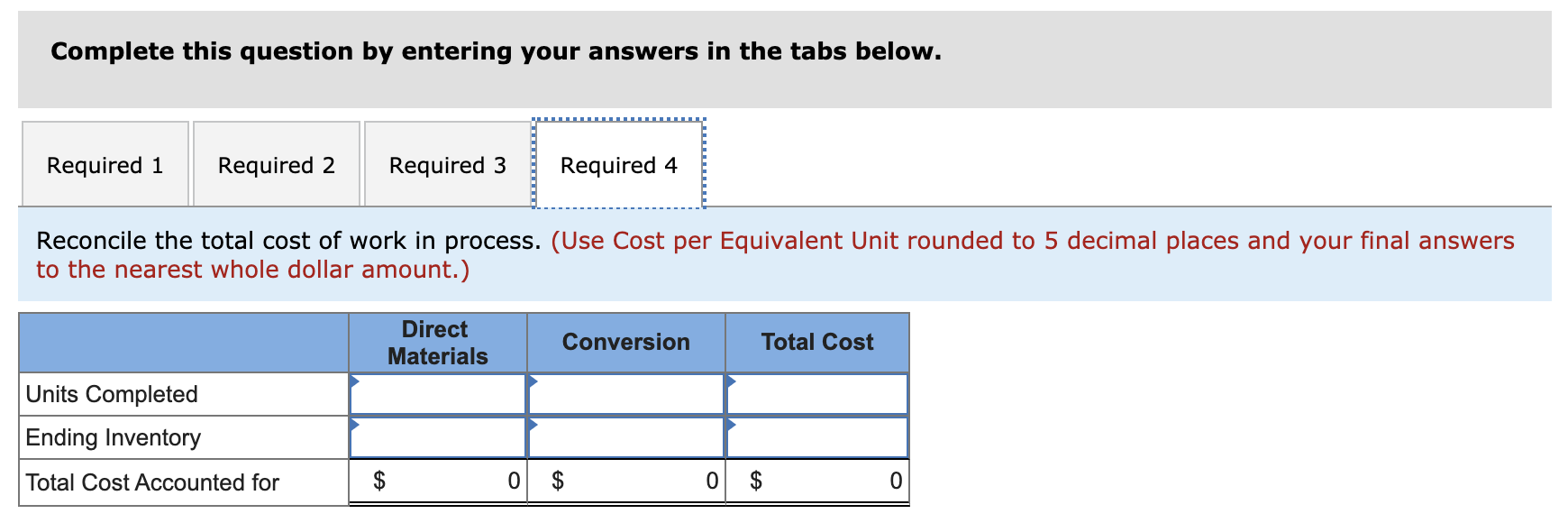 Solved Required information Skip to question [The | Chegg.com