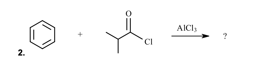 Solved O AlCl3 + ? C1 2. | Chegg.com