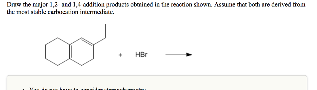 Solved Draw the major 1,2- and 1,4-addition products | Chegg.com