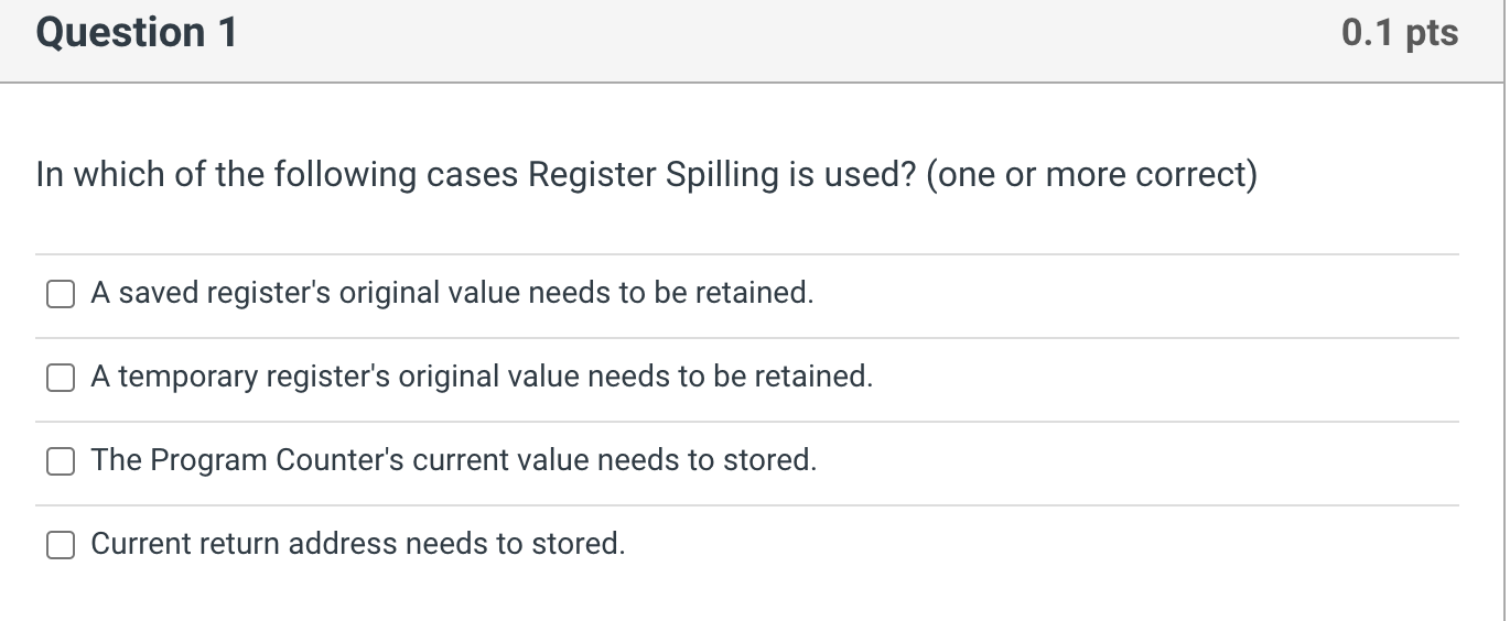 Solved Question 1In which of the following cases Register | Chegg.com