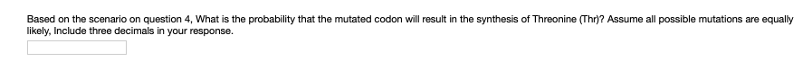 A random single nucleotide mutation occurs in a codon | Chegg.com