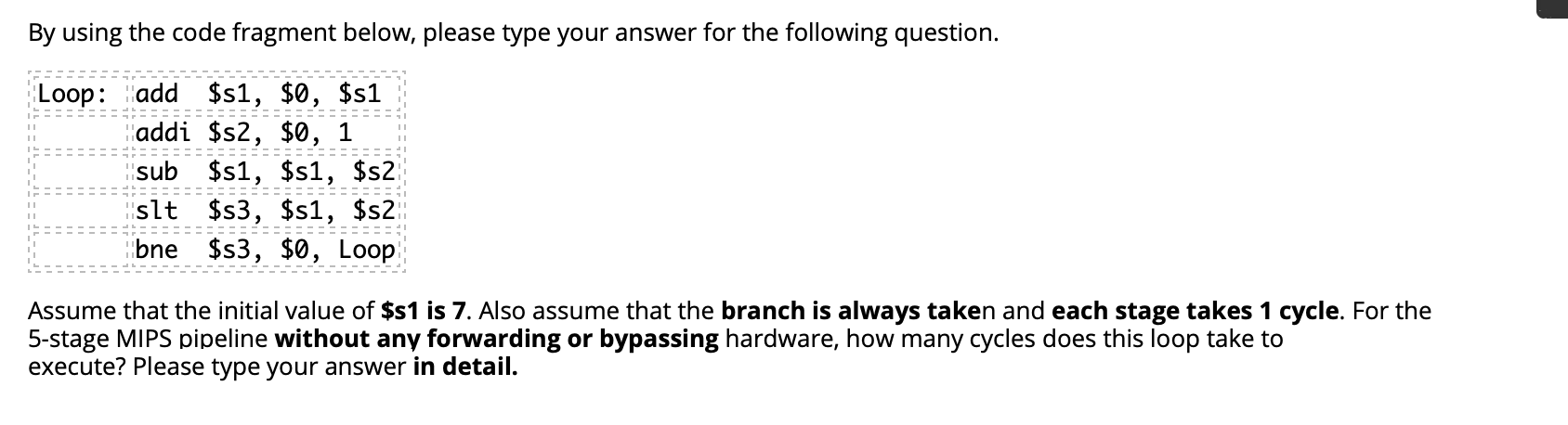 Solved By using the code fragment below, please type your | Chegg.com