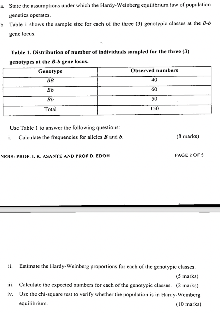 Solved a. State the assumptions under which the | Chegg.com