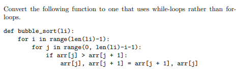 Solved Convert the following function to one that uses | Chegg.com