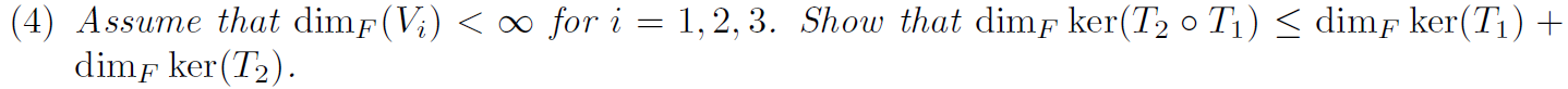 Solved The kernel of T, also called the null space of T, is | Chegg.com