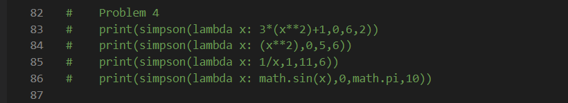 Solved Problem 4: Simpson's Rule In this problem, we will | Chegg.com