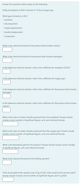 Solved Arswer the questions below based on the following: | Chegg.com