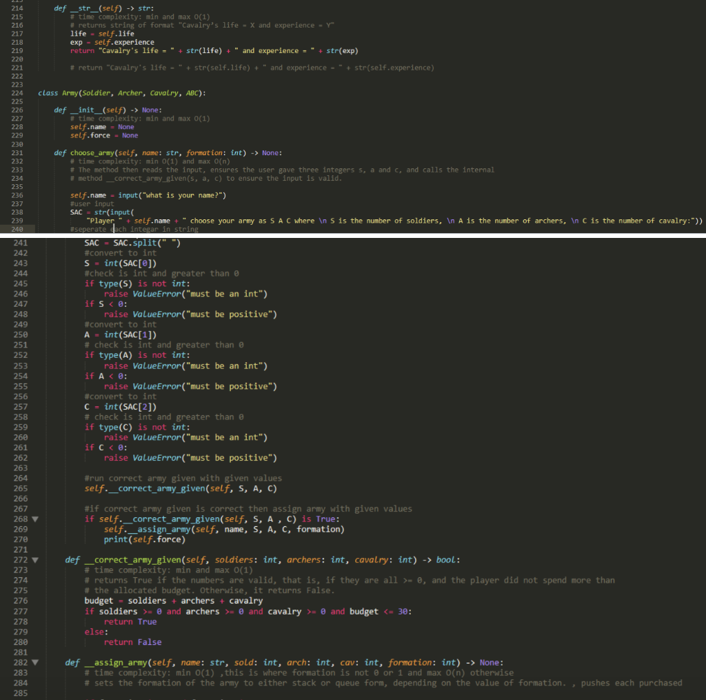 #import needed classes from abc import ABC, | Chegg.com