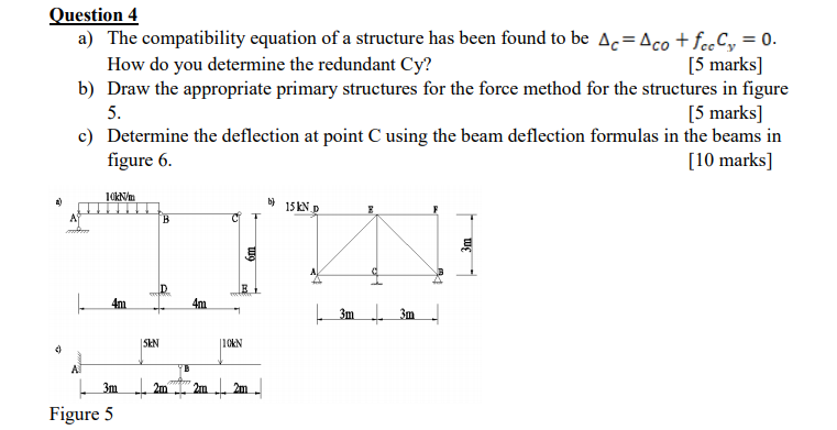 Question 4 a) The compatibility equation of a | Chegg.com