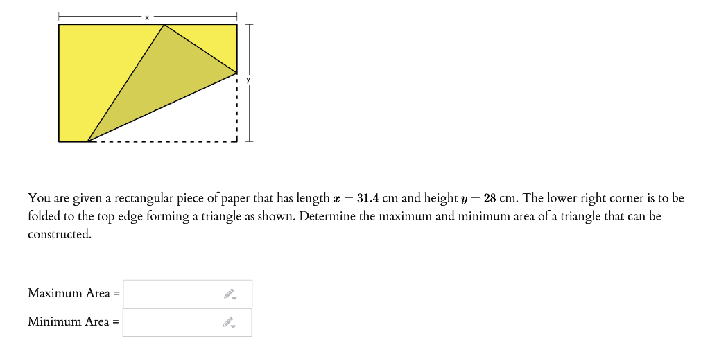 Solved You are given a rectangular piece of paper that has | Chegg.com