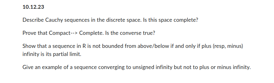Solved Give simple math proofs to these 6 Real analysis | Chegg.com