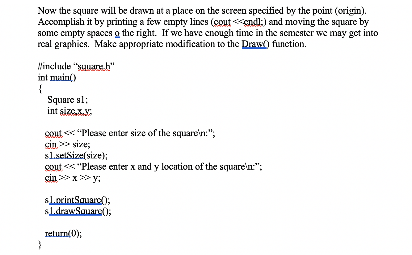 In This Lab We Will Create A Mypoint Class And Then